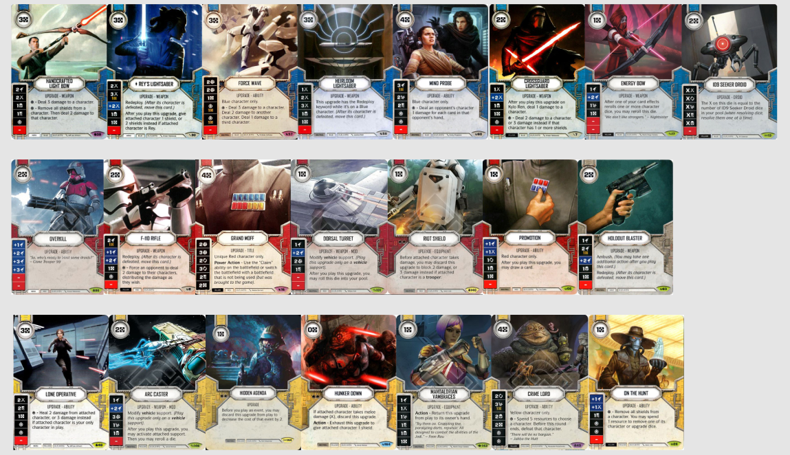 ECHOES OF DESTINY REPRINT LIST 2 – SWD: ARH